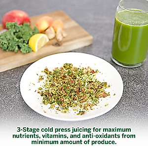 Omega J8006HDS Cold Press Machine Vegetable and Fruit Juice Extractor and Nutrition System, Triple-Stage Slow Masticating Juicer, 200 W, Silver