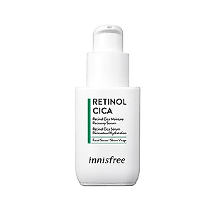 innisfree Retinol Cica Moisture Recovery Serum: Soothing and Hydrating, Visibly Improve Skin Elasticity and Firmness.