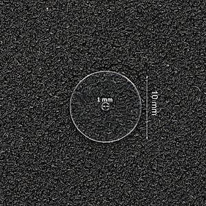 Penta Angel 50Pcs Clear Disc Pads to Stabilize Earrings, Plastic Discs for Earring Backs and Jewelry Crafts