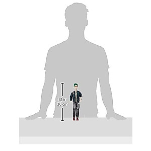 Disney Princess Zombies 3 Zed Fashion Doll - 12-Inch Zombie Doll with Green Hair, Outfit, Shoes, and Accessory. Toy for Kids Ages 6 Years Old and Up