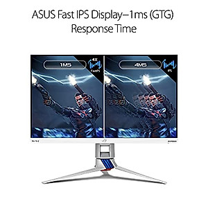 ASUS ROG Strix 27” 1440P HDR Gaming Monitor (XG279Q-G) GUNDAM EDITION - QHD (2560 x 1440), Fast IPS, 170Hz, 1ms, G-SYNC Compatible, Extreme Low Motion Blur Sync, Eye Care, DisplayPort, Dual HDMI, USB