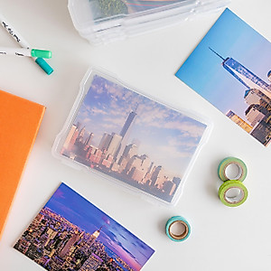 IRIS USA, Inc. 585161 KP-PC57 IRIS Photo and Embellishment Keeper, 5" x 7" (Photo Size), Clear, Pack of 10