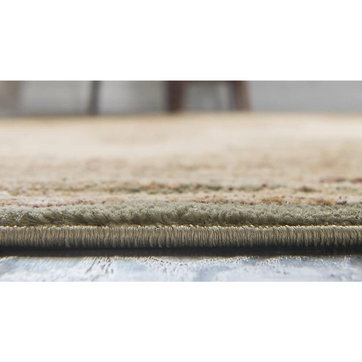 Unique Loom Versailles Collection Traditional Classic Border with Medallion Motif, Area Rug (10' 0 x 13' 0 Rectangular, Green/ Ivory)