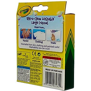Crayola Large Washable Crayons 16 Pack - 2 Packs