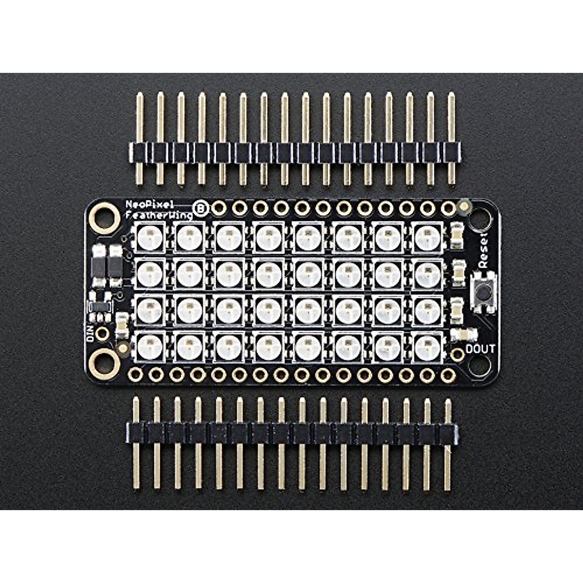 NeoPixel FeatherWing - 4x8 RGB LED Add-on for All Feather Boards