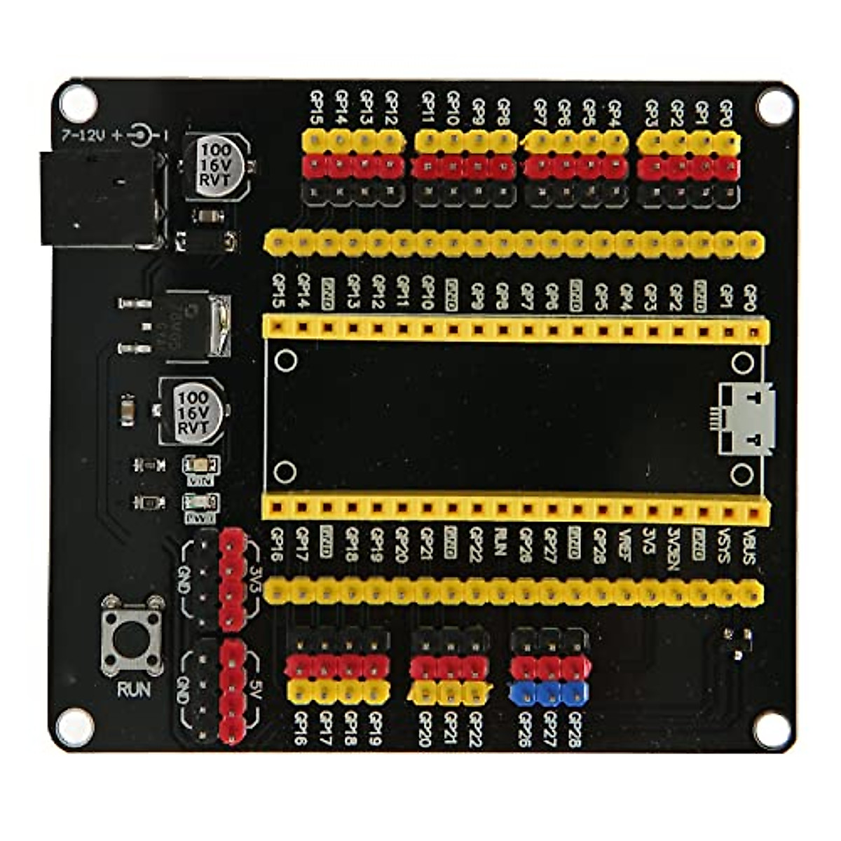 Jopwkuin Expansion Board, Easy Debugging Sensor Expansion Board Stable 2800 X 2500mil for Wearable Devices