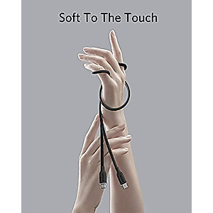 Anker USB-C to USB-C Cable, 643 Cable 100W 6ft, USB 2.0 Type C Charging Cable Fast Charge for MacBook Pro 2020, iPad Pro 2020, iPad Air 4, iPad Mini 6, Galaxy S21, Pixel, Switch (Midnight Black)