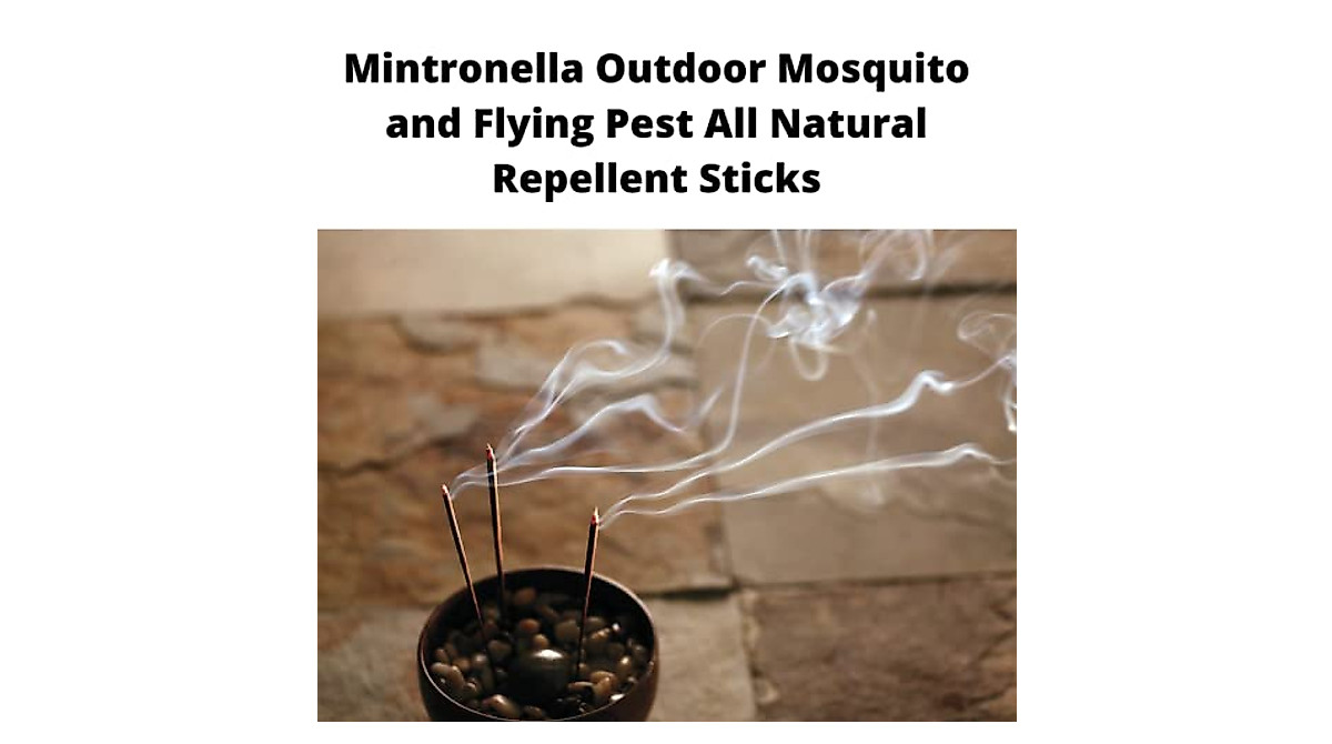 Mosquito Outdoor Patio Sticks - Natural Repellent