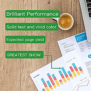 GREENARK Compatible Ink Cartridge Replacement for Brother LC20E Super High Yield Ink Cartridge 5 Pack Works with Brother MFC-J985DW, MFC-J775DW, MFC-J5920DW Printers LC20EBK LC20EM LC20EC LC20EYXXL