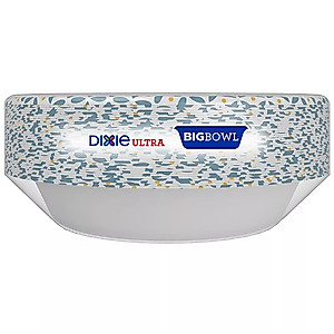 Geogia Pacific Big Bowl, 34 oz Printed Disposable Paper Bowl, 34 Count