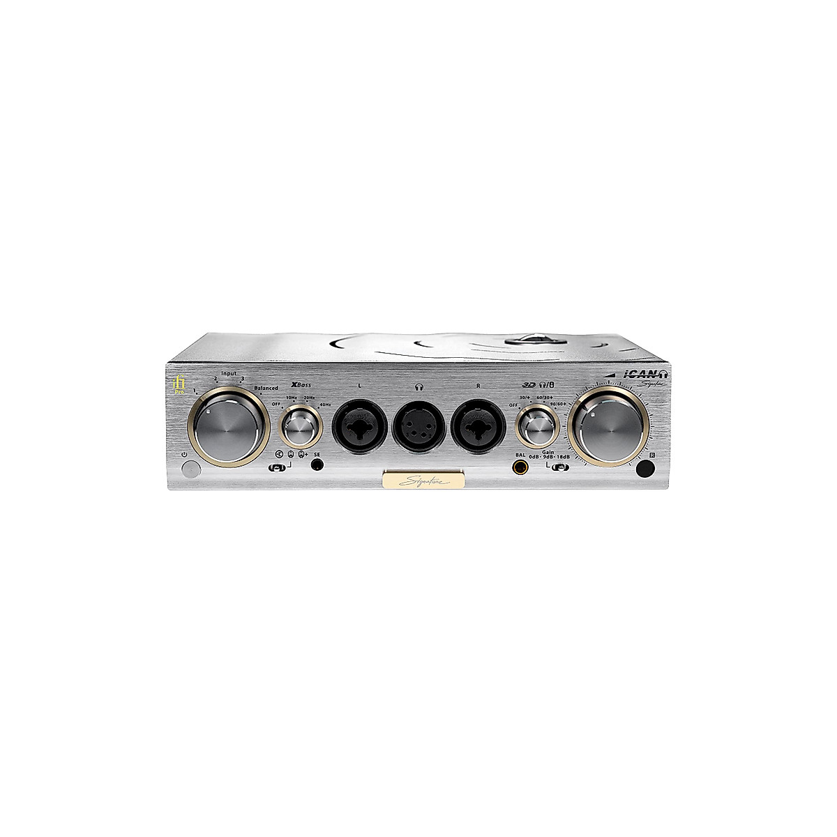 iFi Pro iCAN Signature - Studio Grade Fully Balanced Headphone Amplifier/Line Level Pre Amplifier/Linestage with Selectable Tube and Solid State - Home/Professional Audio Upgrade