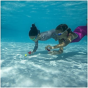 SwimWays Little Mermaid Disney Dive Characters Kids Pool Toy- Princess Ariel, Flounder, and Sebastian, Bath Toys and Pool Party Supplies