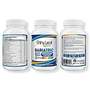 Bariatric Multivitamin with Iron Once-a-Day and Cherry Chewable Calcium Citrate for Post Bariatric Surgery Including Gastric Bypass and Sleeve (3 Months)