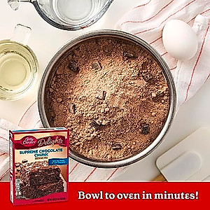 Betty Crocker Delights Supreme Chocolate Chunk Brownie Mix, 18 oz.