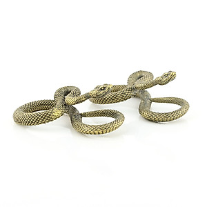 Balala Solid Brass Snake Ear Gauges Piercing Tunnels plugs Ear Weights Hanger Spreader Stretching Kit