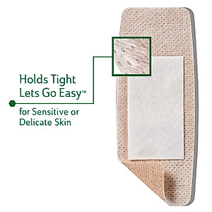 Curad Truly Ouchless Extra Large Silicone Bandages, Flexible Fabric, 8 count