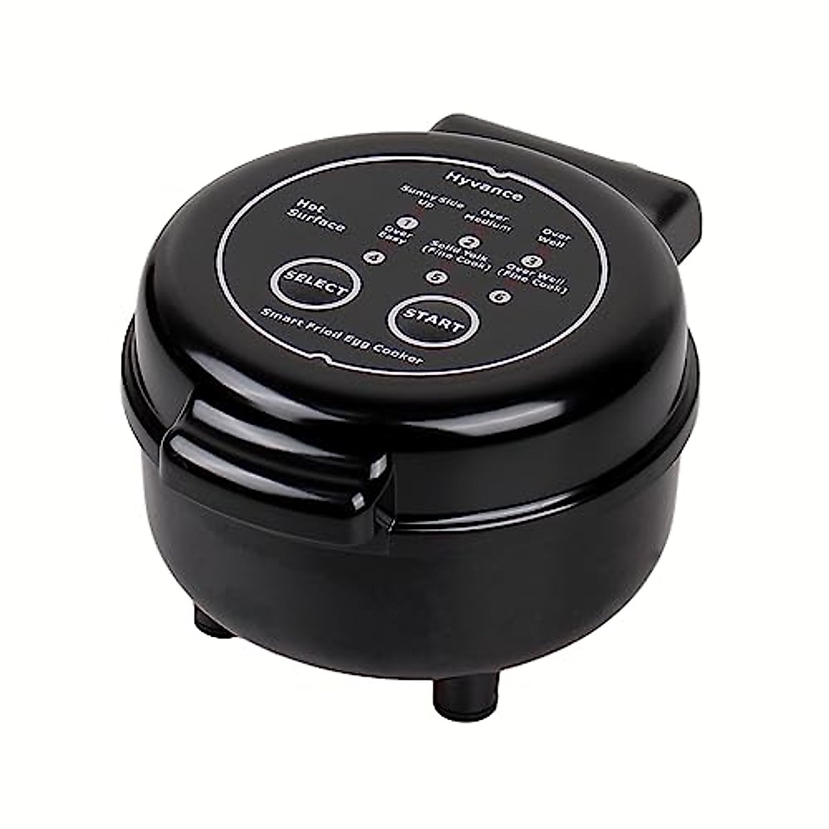 Hyvance Smart Fried Egg Cooker, Low Heat Cooking, Make fried egg like Sunny side up, Over easy etc. It automatically stops with sound alert when done, Non stick coating, Patent applied