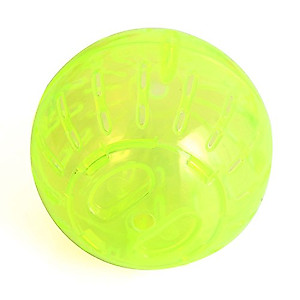 elegantstunning Plastic Pet Rodent Mice Jogging Ball Toy Hamster Gerbil Rat Exercise Balls Play Toys Pure White 10cm10cm10cm