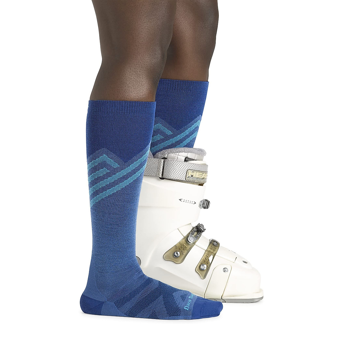 Darn Tough Vermont Peaks RFL OTC Ultra-Lightweight White Large