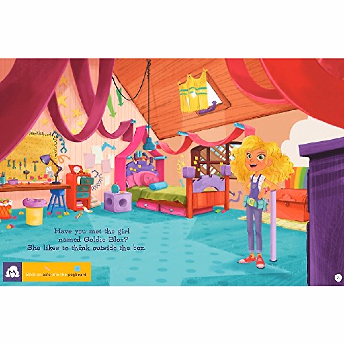 GoldieBlox and The Spinning Machine, 34 pcs