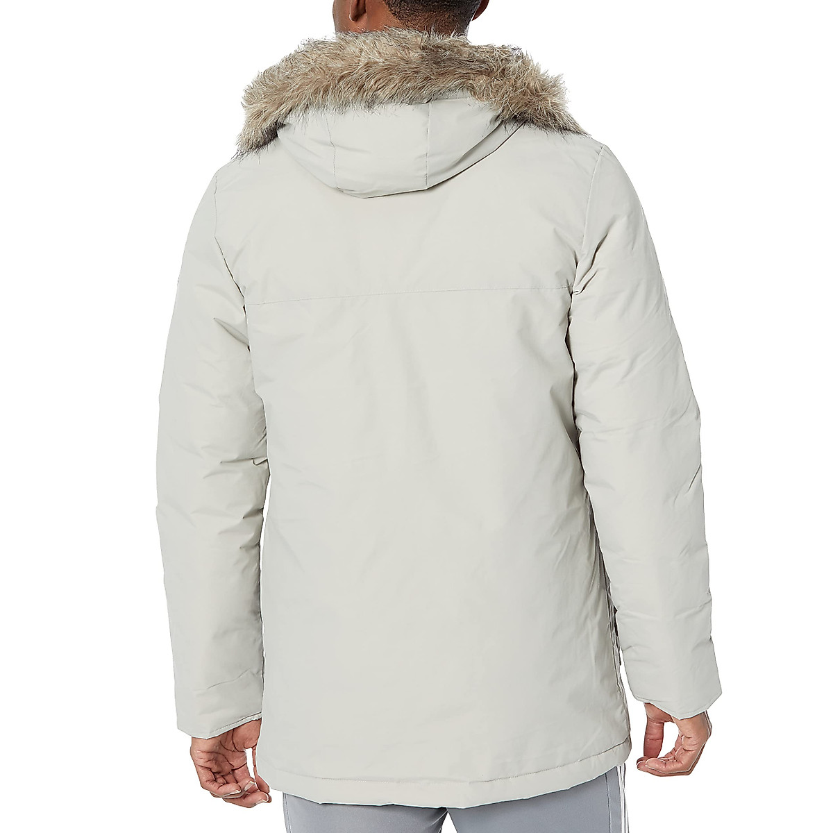 adidas Outdoor mens XPLORIC Parka Metal Grey Small