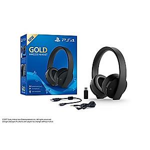 PlayStation 4 Gold Wireless Headset [Black]