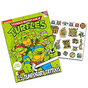 Teenage Mutant Ninja Turtles Imagine Ink Bundle ~ TMNT Activity and Coloring Book for Kids with 25 Teenage Mutant Ninja Turtle Tattoos (TMNT Party Favors)