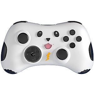 GCHT GAMING Switch Pro Controller for Nintendo Switch/Switch Lite Support Wakeup Console, Amibo/NFC, Turbo, Gyro Axis, Vibration Functions(Black)