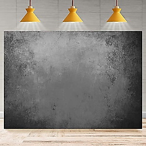 JASREE Vinyl 10x8ft Vintage Abstract Grey Backdrop for Photography Blue Backdrop Gradual Change Gray Cement Wall Background Kids Baby Shower Adults Wedding Photos Portrait Backdrop Photoshoot Props