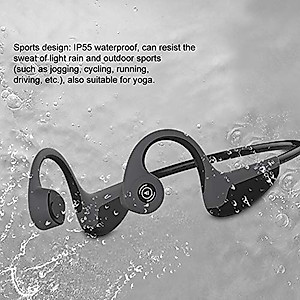 Z8 Wireless Bone Conduction Headset Bluetooth V5.0-vidonn F1 Sports Open Headset With Microphone Ip55 Waterproof And Sweatproof, Suitable For Running Exercise,Hiking,Cycling,Talking