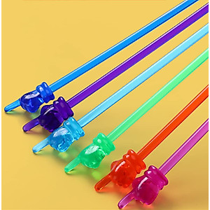 Richardy 10Pcs Mini Hand Pointer Stick for Classroom Presentation Finger Kids Learning Toys Teaching Aids Teacher (EC090-3)