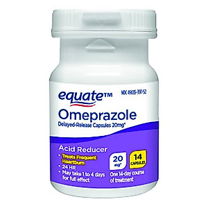 Equate - Omeprazole Magnesium 20.6 mg, Acid Reducer, Delayed Release, 42 Capsules by Equate