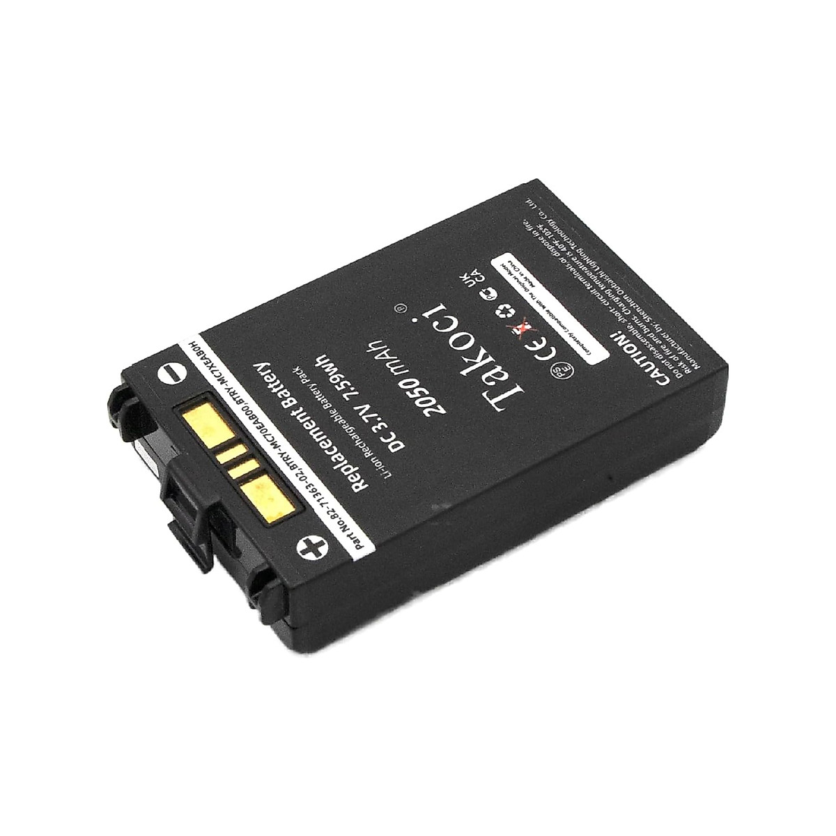 GIKYSUIZ 10-Pack 2050mAh Replacement Battery for Symbol BTRY-MC70EAB00 Compatible with Symbol MC70 MC75 Series Mobile Computers