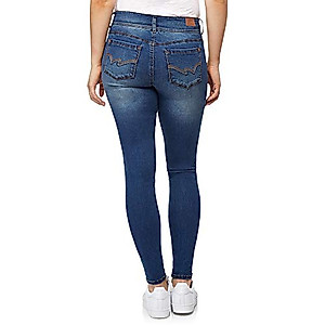 WallFlower Women's Size Flirty Curvy Skinny High Rise Insta Stretch Juniors Jeans (Standard, Pia, 16 Plus