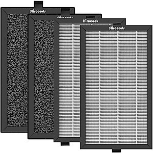 Slirceods PM1240B&AP2 Air Filter Replacement For Air Purifier Compatible with Priestley pm1240b For Airversa AP2 Air Purifier, 3-stage Filtration System, Pre-Filter, H13 Filter（4-Pack)