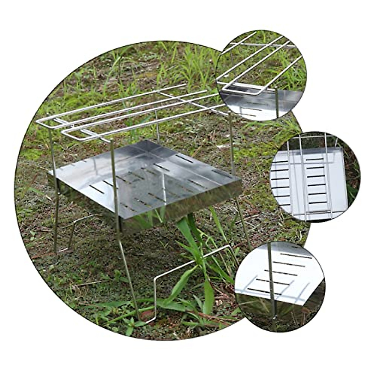 MUSISALY 1 Set Picnic Grill Portable Barbecue Stove Bbq Charcoal Grill Outdoor Stove Burner Portable Stove Burner Portable Grill Stand Outdoor Grills Barbecue Tool Barbecue Grill Bbq Grill