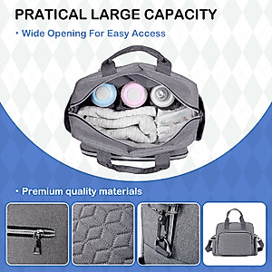 Diaper Bag Tote Mommy Bag - Corssbody Diaper Bag Shoulder Bag for Labor and Delivery, Large Capacity Waterproof Baby Bag for Mom Travel, Baby Necessities Bag
