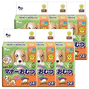 Pone Manner Diapers Tape S 24P x 6 Packs (Sold by Case)