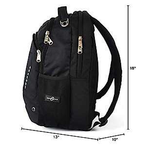 Obersee Oslo Diaper Bag Backpack with Detachable Cooler, Silver Grey