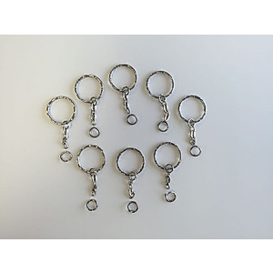 25 Acrylic Keychains Blank Megaphone Clear 1/8" Thick (Optional Key Ring) (3" with Key Ring)