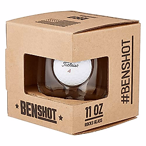 BenShot Golf Ball Rocks Glass - 11oz | Made in the USA