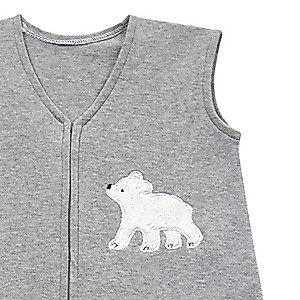 Lambs & Ivy Painted Forest 4-Piece Crib Bedding Set - Gray, Beige, White