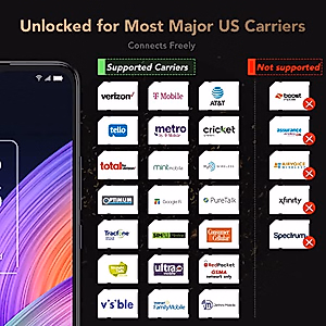 TCL 30XL | 2022 | 6.82-inch Screen | Unlocked Cell Phone | 50MP Rear + 13MP Front Camera| 6/64GB | Night Mist (No 5G)