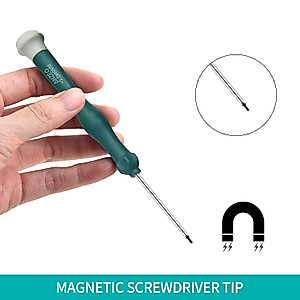 JAOYSTII Cleaning Repair Tool Kit for PS4 PS5, Screwdriver Set with TR9 Torx Security Screwdriver PH00 PH0 PH1 Phillips Screwdriver for Sony Playstation 4&5 Console and Controller Tear Down