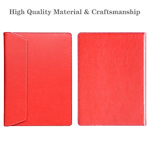 Alapmk Protective Case for 15.6" HP Envy x360 15m-eeXXXX 15m-edXXXX 15m-esXXXX 15m-euXXXX & Samsung Galaxy Book Ion 15 NP950XCJ/Samsung Galaxy Book Flex 15 NP950QCG & Dell Latitude 7520 7530,Red