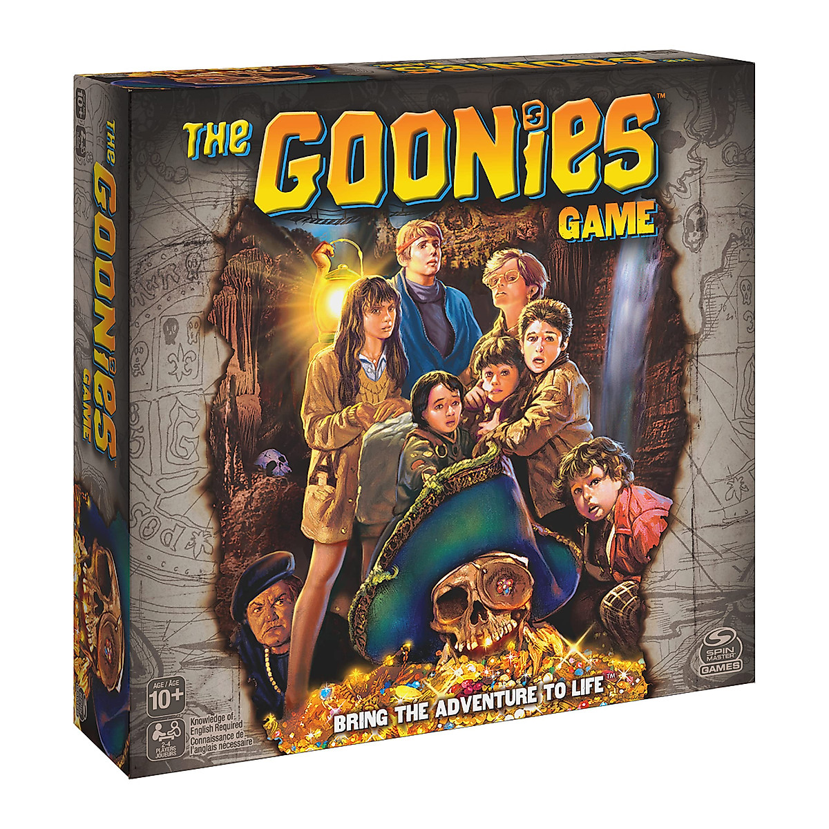 Goonies, The Goonies Game Retro Vintage 80’s Family Movie Board Game, for Kids Aged 10 and up
