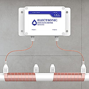 CAMECO Electronic Water Softener for Whole House, Alternative Water Descaler System Salt-Free Hard Water Conditioner | Limescale and Rust Removal | Reduces Hardness| Improve Water Quality