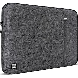 DOMISO 15.6 inch Laptop Sleeve Case Waterproof Carrying Bag for 15.6" Yoga 730 IdeaPad 530S ThinkPad L580/Flex 4 5/ASUS ROG Zephyrus GX501/Dell New Latitude 3590/HP EliteBook, Dark Grey