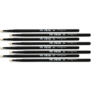 Vic Firth Buy 3 Pairs of Black Drumsticks Get 1 Free 5A