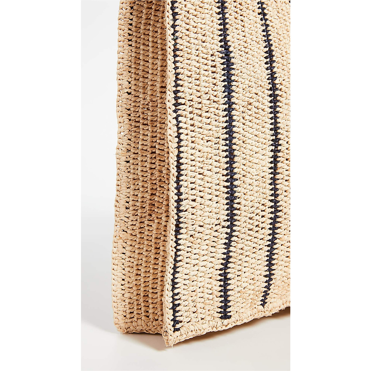 MAR Y SOL Women's Veneto Bag, Natural/Navy, Stripe, Off White, One Size